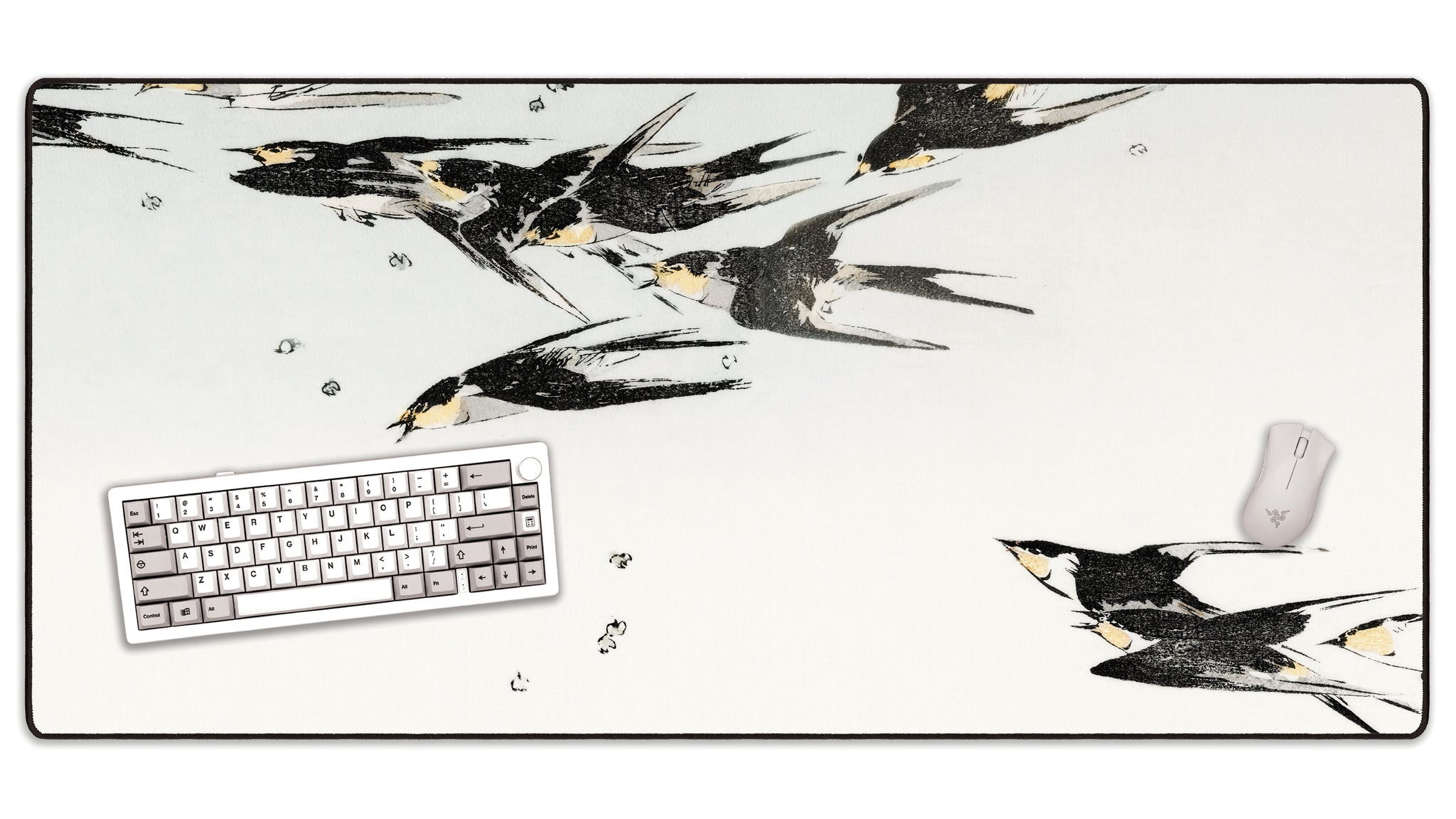 Flying Magpies by Seitei